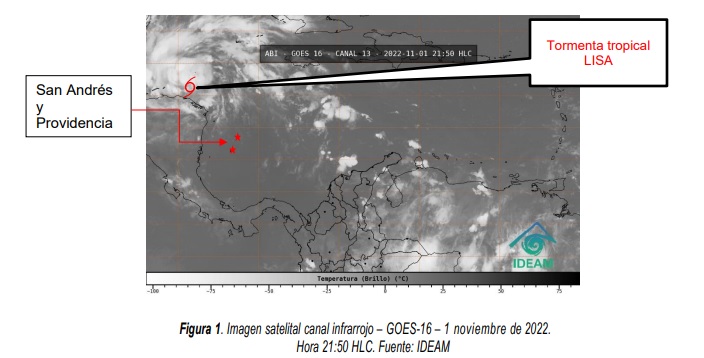 Tormenta tropical Lisa amenaza convertirse en huracán; se descarta riesgo para el Archipiélago ...